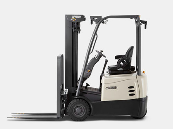 Crown SC Series 3-Wheel Electric Forklift | Compact & Powerful